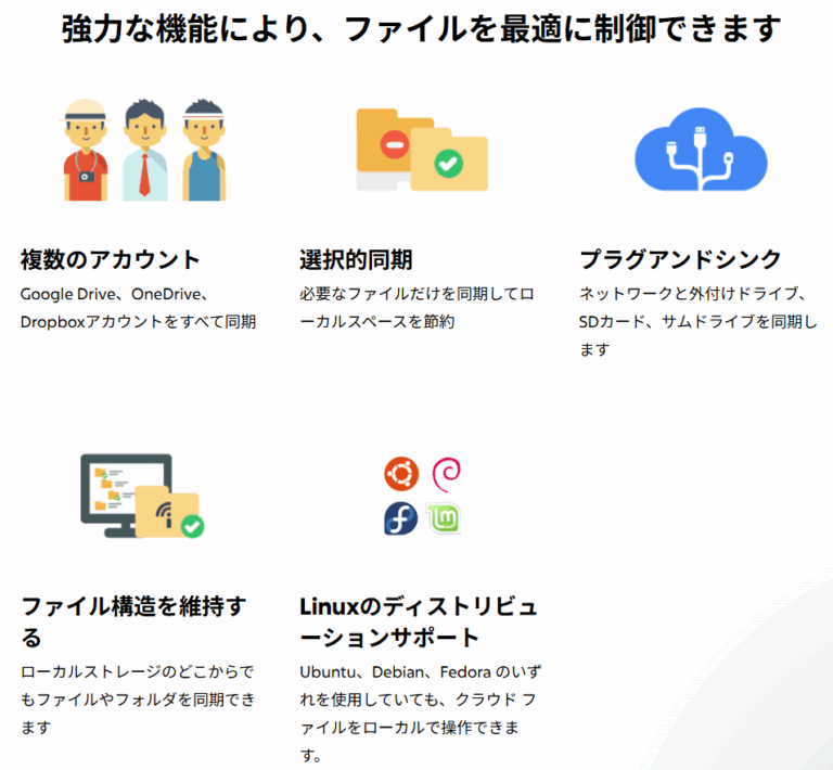 Linux MintでGoogle Drive、OneDrive、「Insync」の使い方完全ガイド